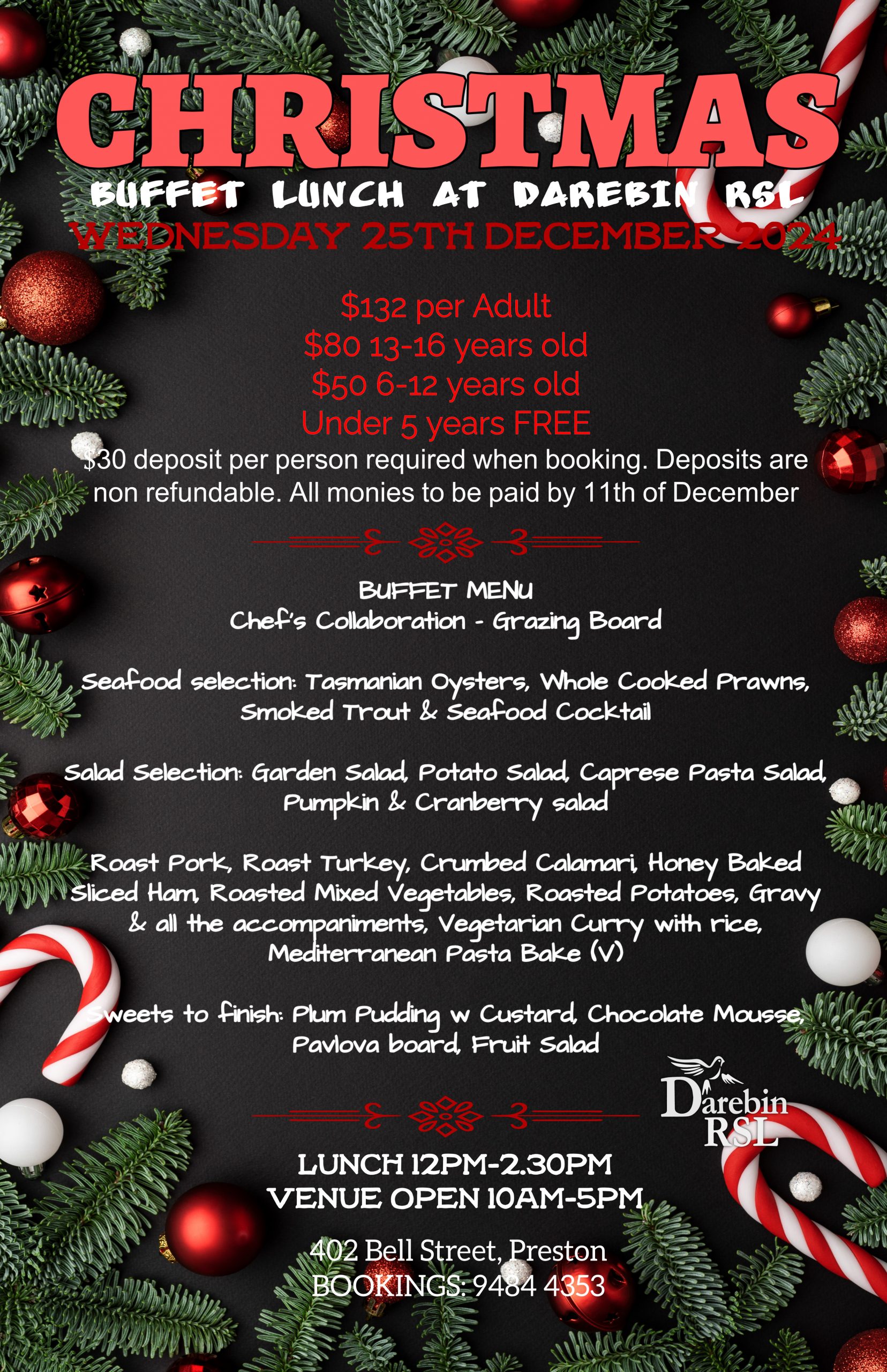 Christmas & New Years – Darebin RSL