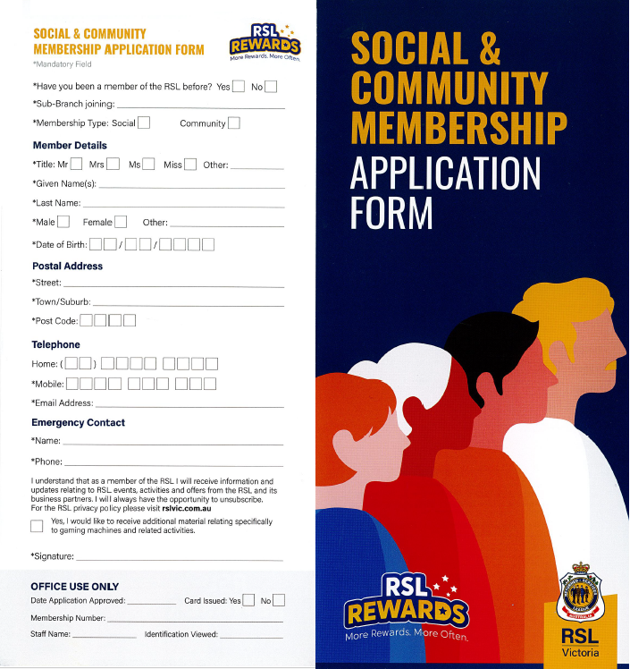 RSL Membership – Darebin RSL